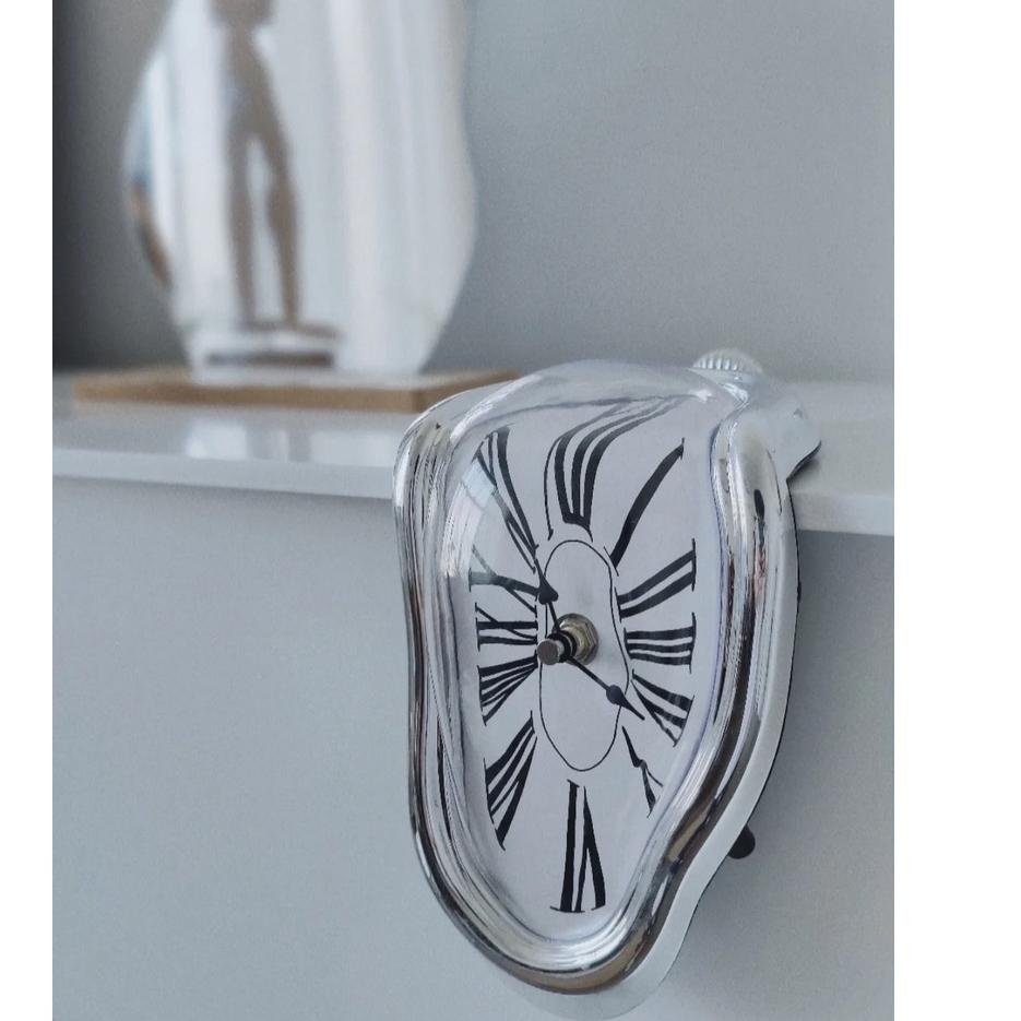 Jual Modern.. Melting Clock / Dinding Digital Clock LED Meja Rovistar ...