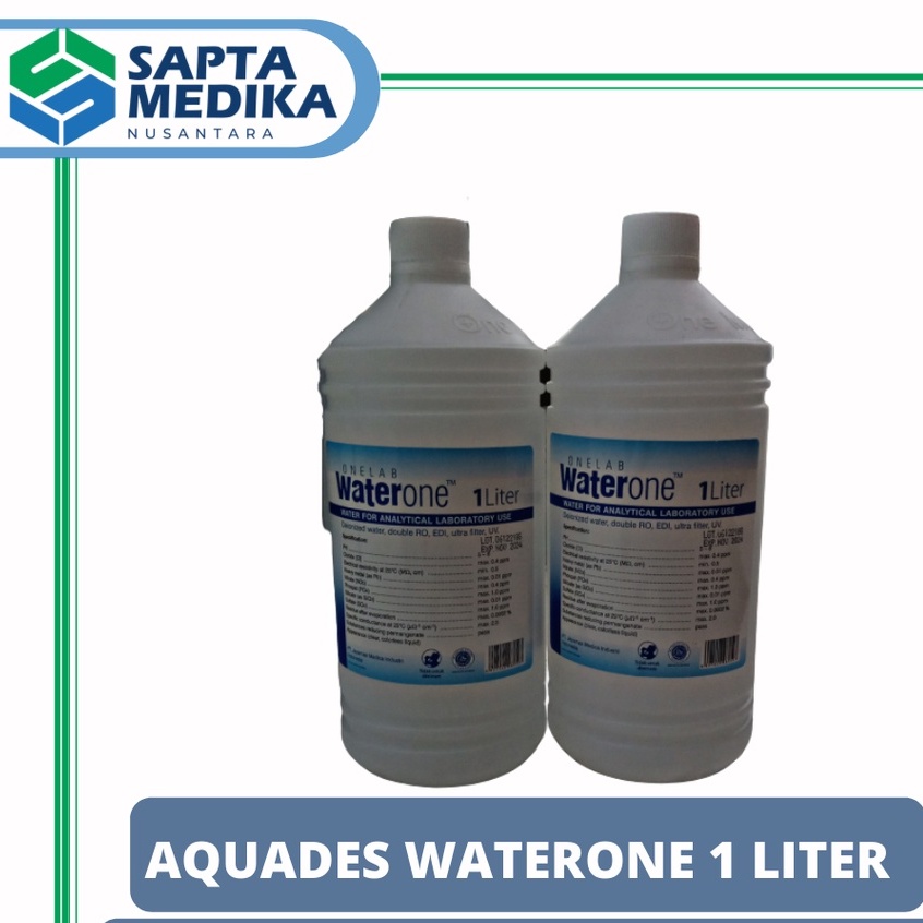 Jual Aquadest WaterOne 1 Liter | Shopee Indonesia