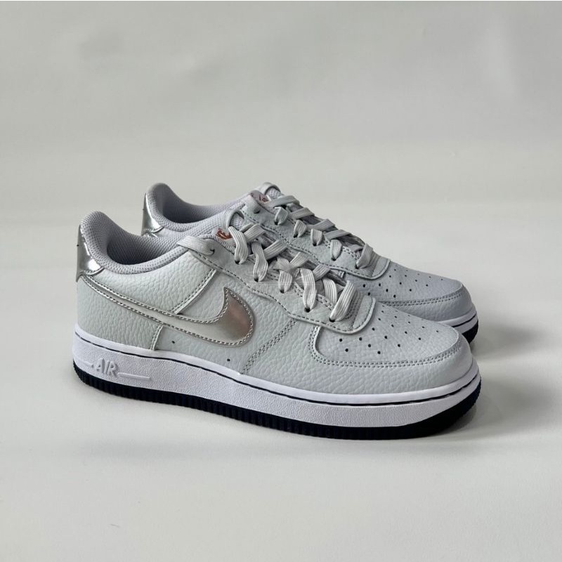 Jual Nike Air Force 1 Pure Platinum Barely Grape Navy GS (100% Original ...