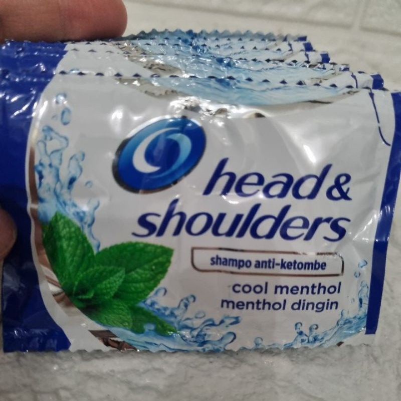 Jual Shampo HEAD&SHOULDERS Sachet 1 Renceng Isi 12 Sachet X 10ml - COOL ...