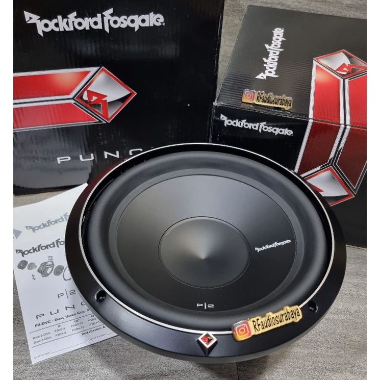 Jual subwoofer rockford fosgate P2 12D4 12INCH doble coil P2D4-12 ...