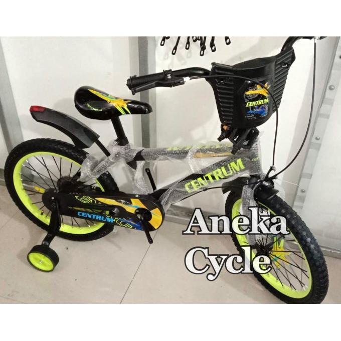 Jual Sepeda Anak Roda Empat Cowok Bmx Centrum 18 Inch #Original ...