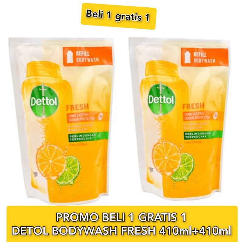 Jual PROMO BELI 1 GRATIS 1 Detol Body wash All Varian 410ml+410ml | Shopee Indonesia