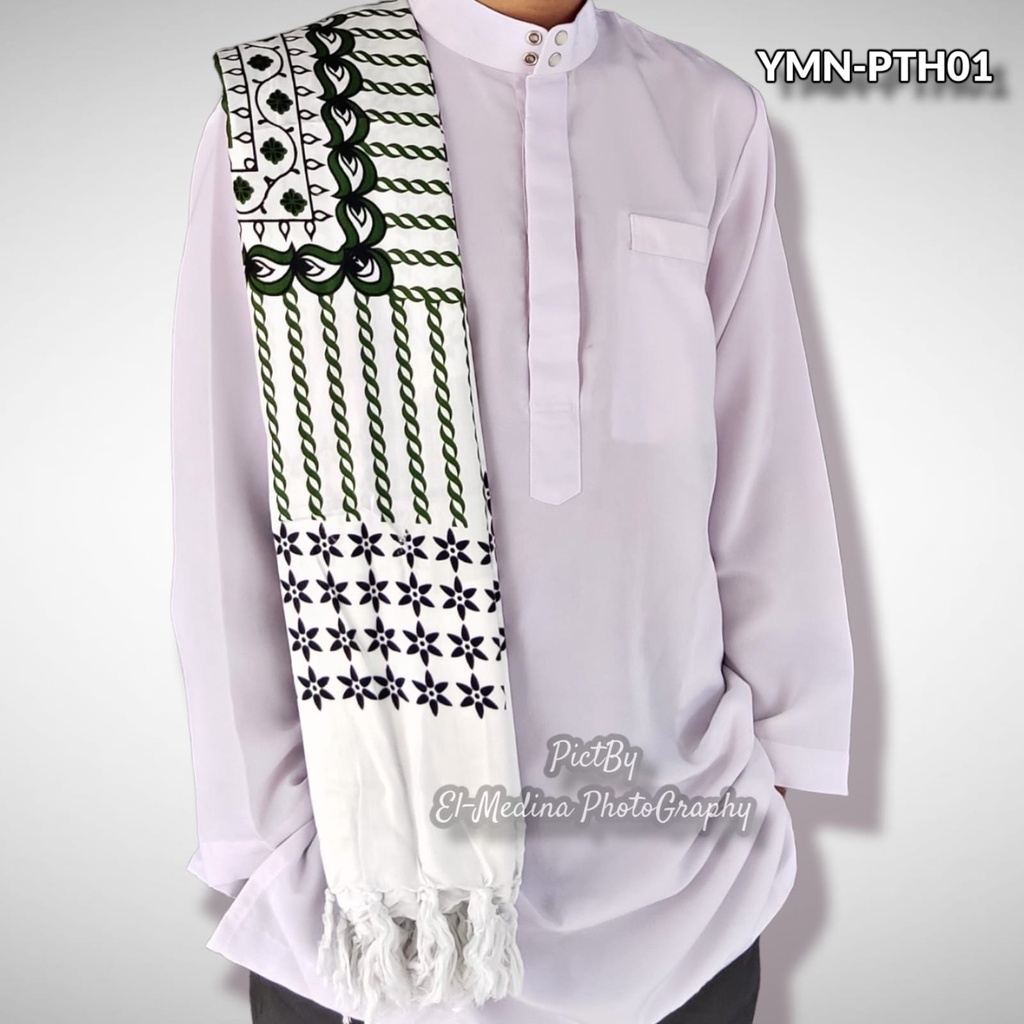 Jual Surban Panjang Sorban Kasmiri Warna Putih Jumbo Syal Slendang ...
