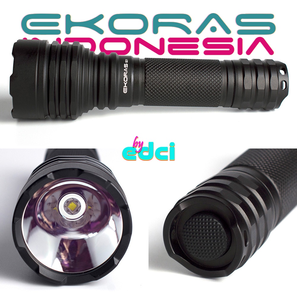 Jual Senter Ekoras S21 SST40 6500K, Driver 5A, 2000 Lumens (M21A ...