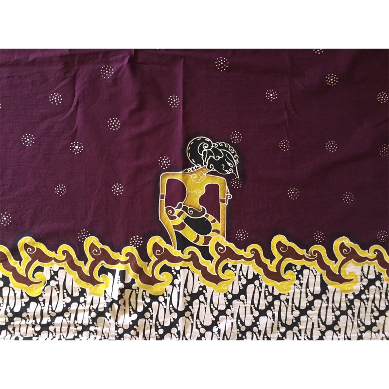 Jual Kain Batik Tulis Motif Wayang Yudhistira sarimbit Arimbi | Shopee ...