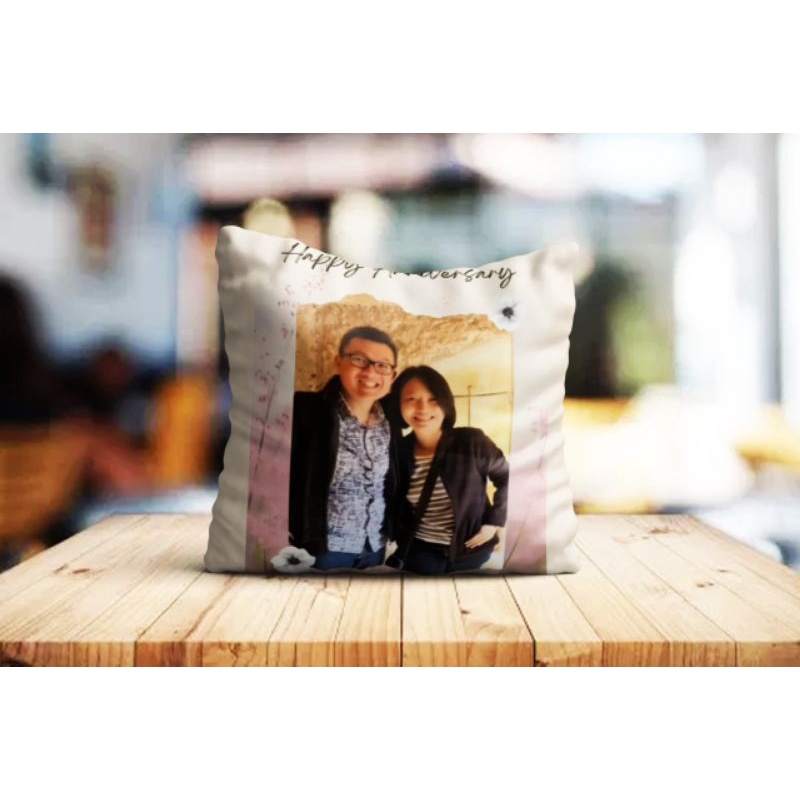 Jual LOG PRINTING || 40x40 Bantal Foto / Bantal Print / Bantal Custom ...