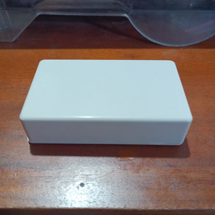 Jual box 85x50x21mm box plastik enclosure box elektronik case putih ...