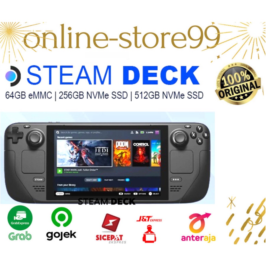 Jual Valve Steam Deck 256GB Handheld Console original | Shopee Indonesia