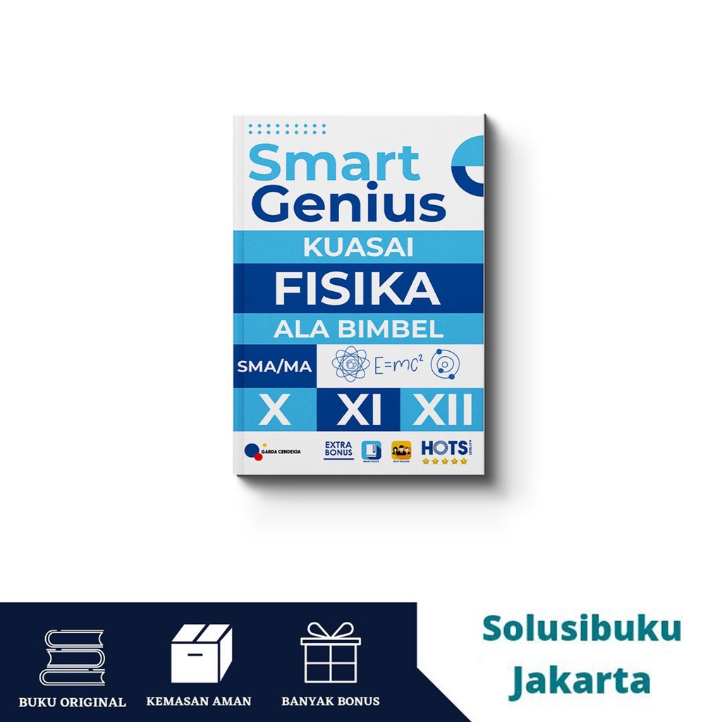 Jual [Solusibuku Jakarta] Buku Smart Genius Kuasai Fisika Ala Bimbel Sma/Ma (Garda Cendekia ...
