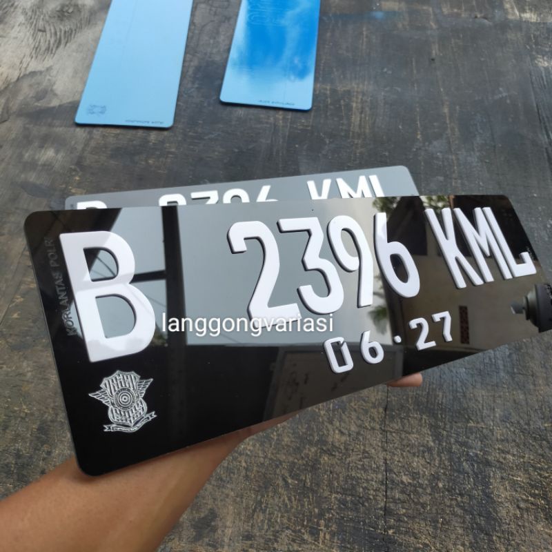 Jual Variasi Plat Nomor Mobil 3D Timbul Bahan Akrilik | Shopee Indonesia