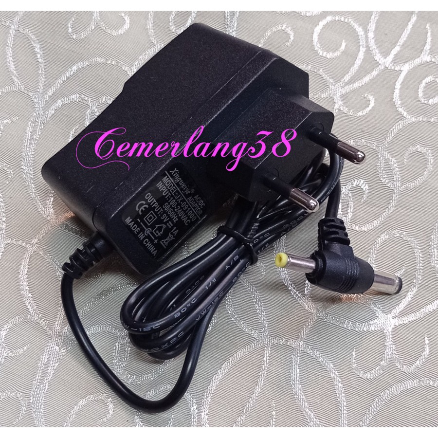 Jual AC DC 9V 1A Switching Adaptor 9 V 1 A Power Suply Adapter 9 Volt ...