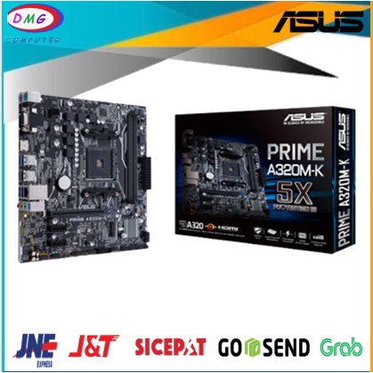 Jual Motherboard Asus PRIME A320M-K (AM4, AMD Promontory A320, DDR4 ...