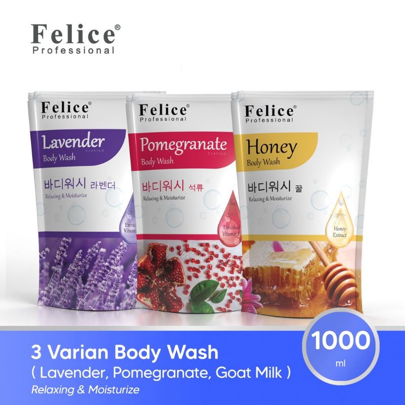 Jual FELICE BODY WASH 1000 ml- | Shopee Indonesia