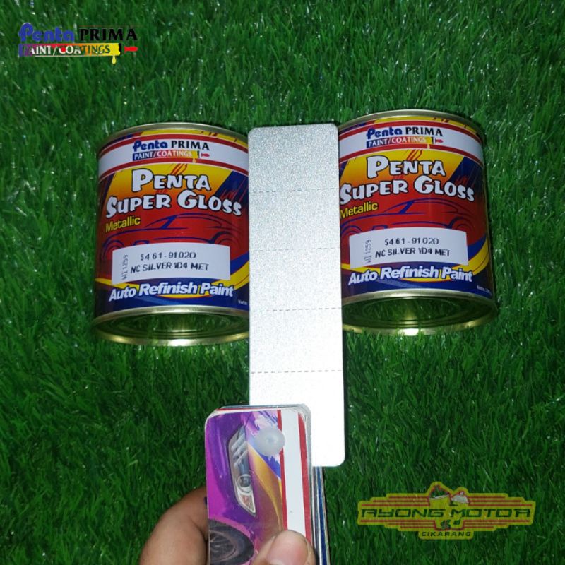 Jual Cat Penta Super Gloss/Cat Duco 91020 NC Silver 1D4 Met 0,2Kg ...