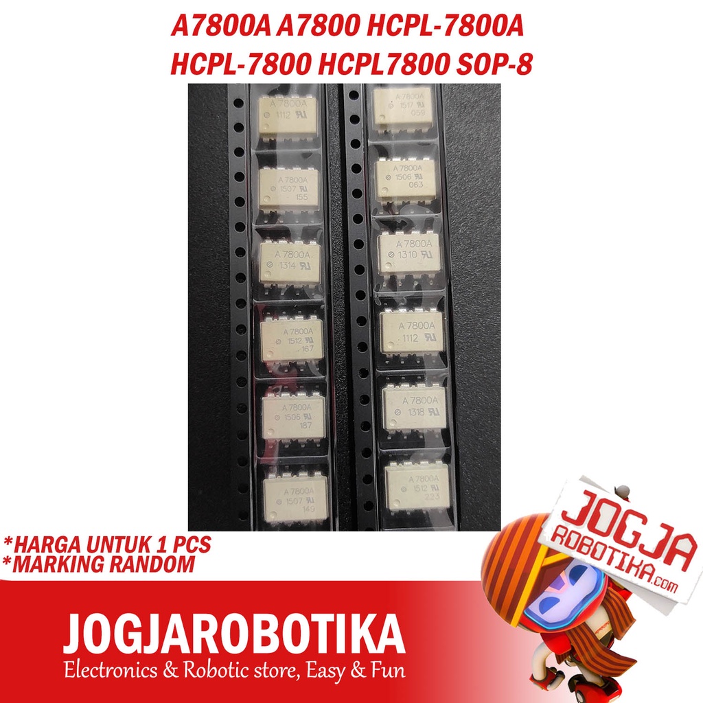 Jual A7800A A7800 HCPL-7800A HCPL-7800 HCPL7800 SOP-8 | Shopee Indonesia