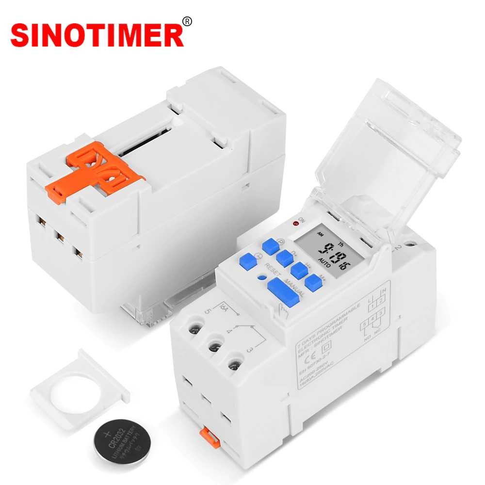 Jual SINOTIMER MCB Saklar Digital Timer Switch 220V 16 A - 7RAD1SWH | Shopee Indonesia