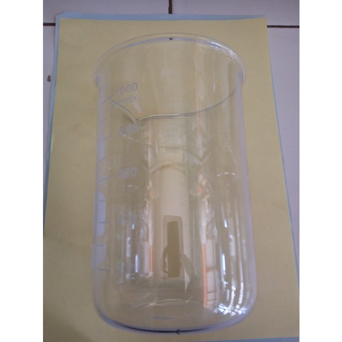 Jual Lab Beaker Glass Rrc Kaca 2000Ml / Beaker Ukur 2000Ml / Beaker 2 ...
