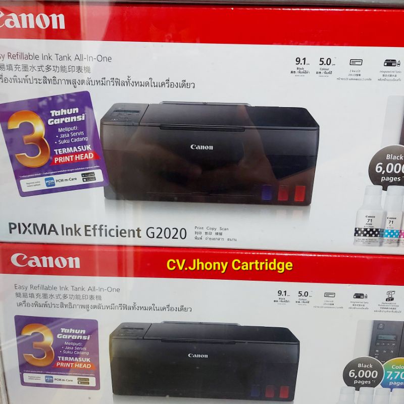 Jual Printer Canon Pixma G2020 G 2020 Seri terbaru Garansi Resmi ...