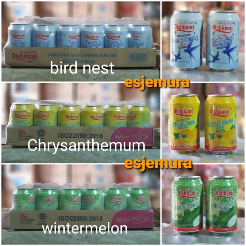 Jual Minuman Kaleng Oishiiyori ( sejenis Yeos ) Birdnest Chrysanthemum ...