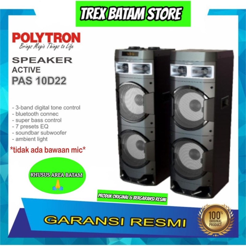 Jual POLYTRON PAS 10D22 SPEAKER AKTIF (BATAM) | Shopee Indonesia
