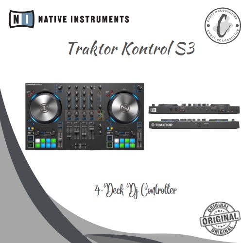 Jual Native Instruments Traktor Kontrol S3 Essential 4-Channel DJ ...