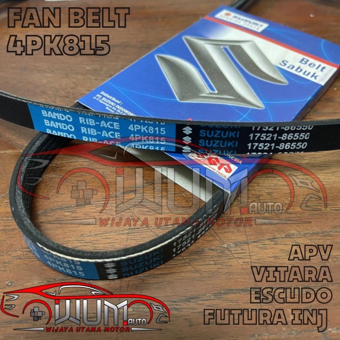Jual FAN VAN BELT TALI KIPAS 4PK815 FUTURA EFI APV MEGA CARRY VITARA ESCUDO | Shopee Indonesia