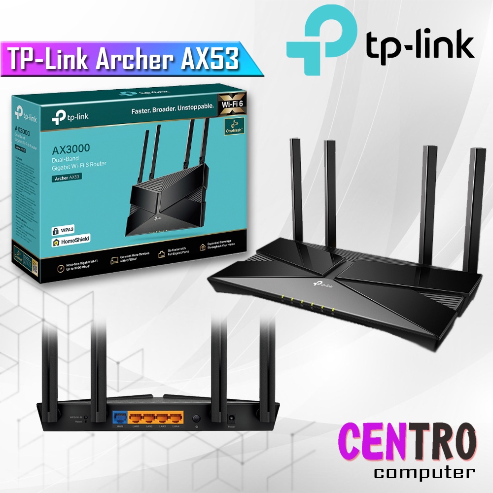 Jual TP-Link Archer AX53 Dual Band Gigabit Wi-Fi 6 Router - TPLINK ...