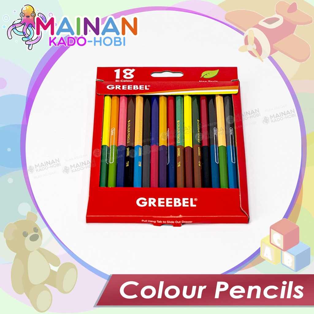 Jual COLOUR PENCILS ALAT TULIS STATIONERY SET BELAJAR ANAK MEWARNAI ...