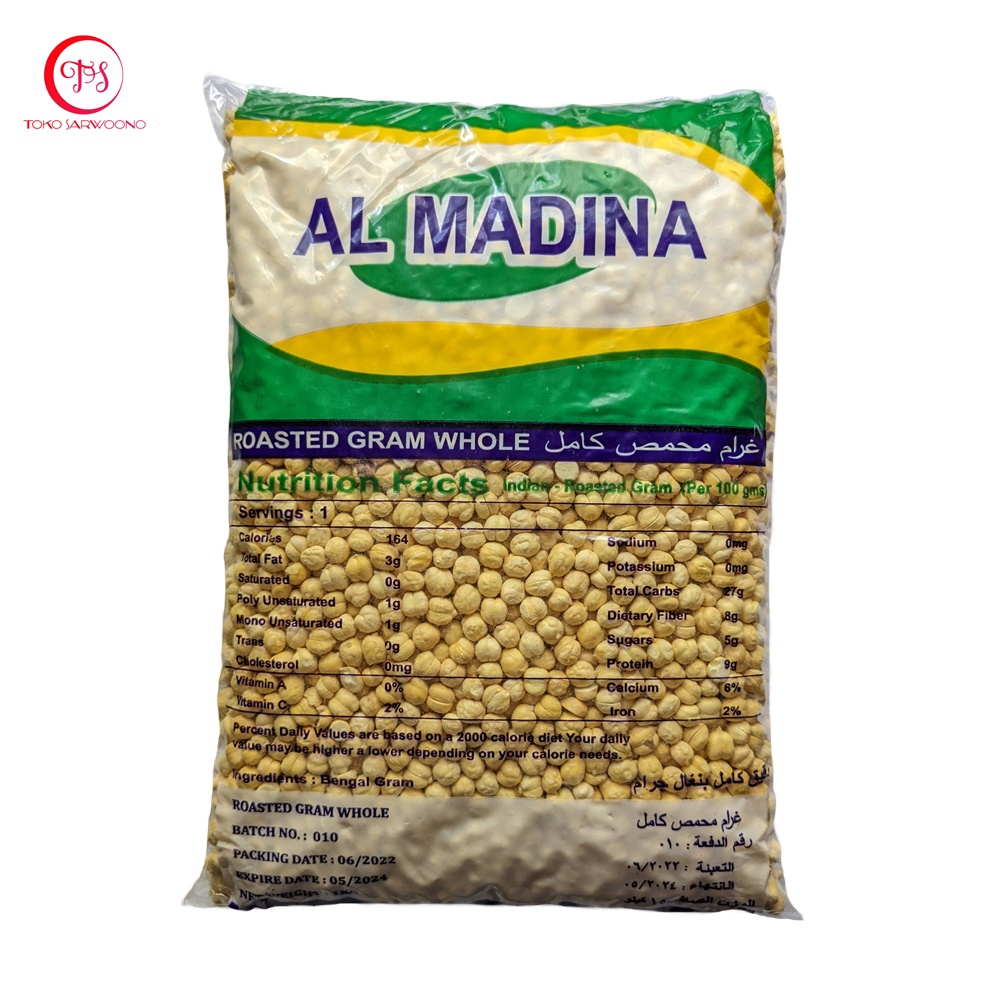 Jual Kacang Arab Al Madina 1 Kg - Original Roasted Chickpea Hummus ...