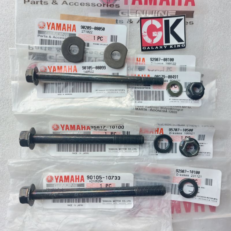 Jual BAUT ENGINE MOUNTING RANGKA MESIN SET RX KING RXS RX SPECIAL YT115 ORIGINAL | Shopee Indonesia