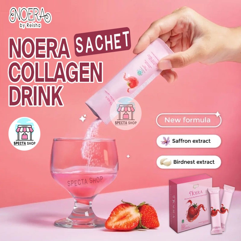 Jual Sachet Noera Minuman Kolagen Pemutih Kulit Tubuh Collagen Drink ...