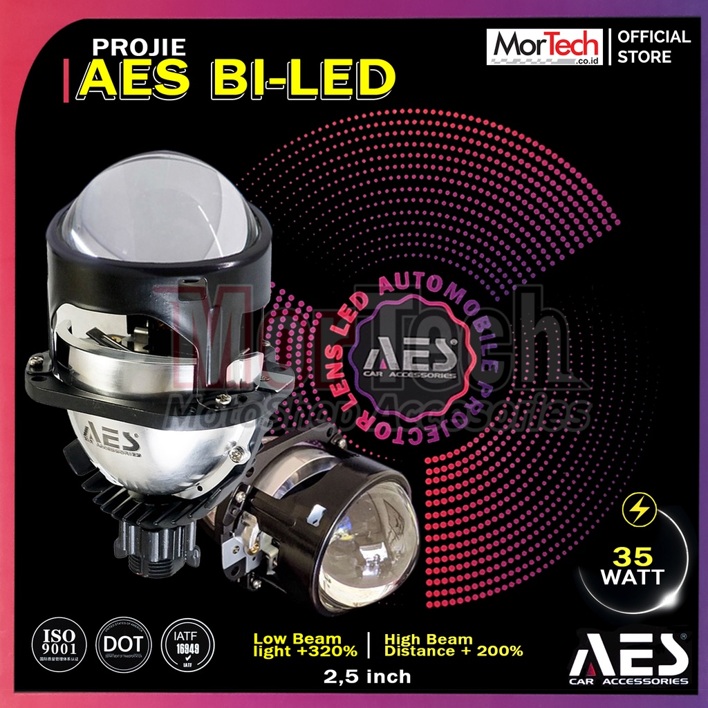 Jual Projie Bi-LED BiLED AES Turbo SE Experience 2,5 inch Bluelens ...