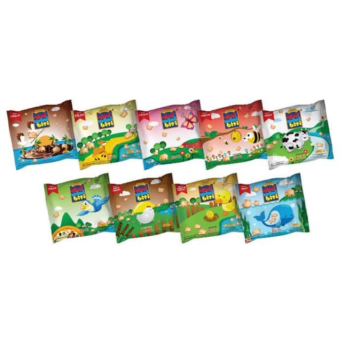 Jual Tini Wini Biti Biskuit Mini Berbentuk Hewan 20g | Shopee Indonesia
