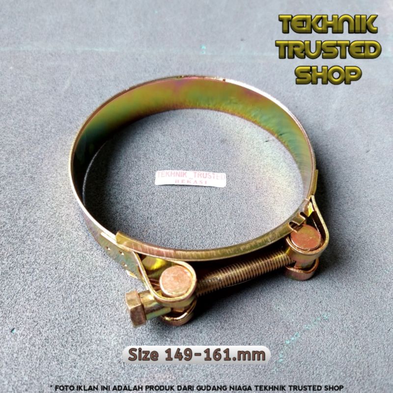 Jual Clamp superior besi 6" ( 149-161mm ) High pressure klem selang ...