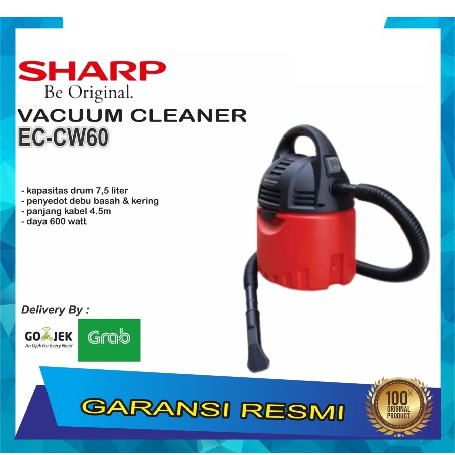 Jual VACUM CLEANER PENGHISAP DEBU SHARP EC CW 60 ECCW60 KHUSUS BATAM ...
