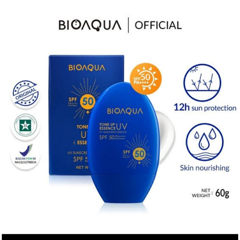 Jual BIOAQUA UV Sunscreen Gel SPF 50 PA ++++ 50g | Shopee Indonesia