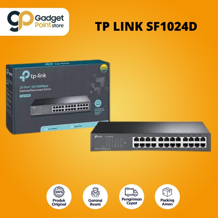 Jual TP-LINK TL-SF1024D 24-port 10/100Mbps Desktop/Rackmount Switch ...