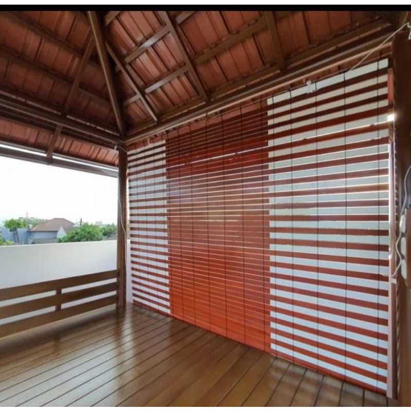 Jual TIRAI KEREY KAYU OUTDOOR LENGKAP DENGAN TALI PENGGULUNG | Shopee ...