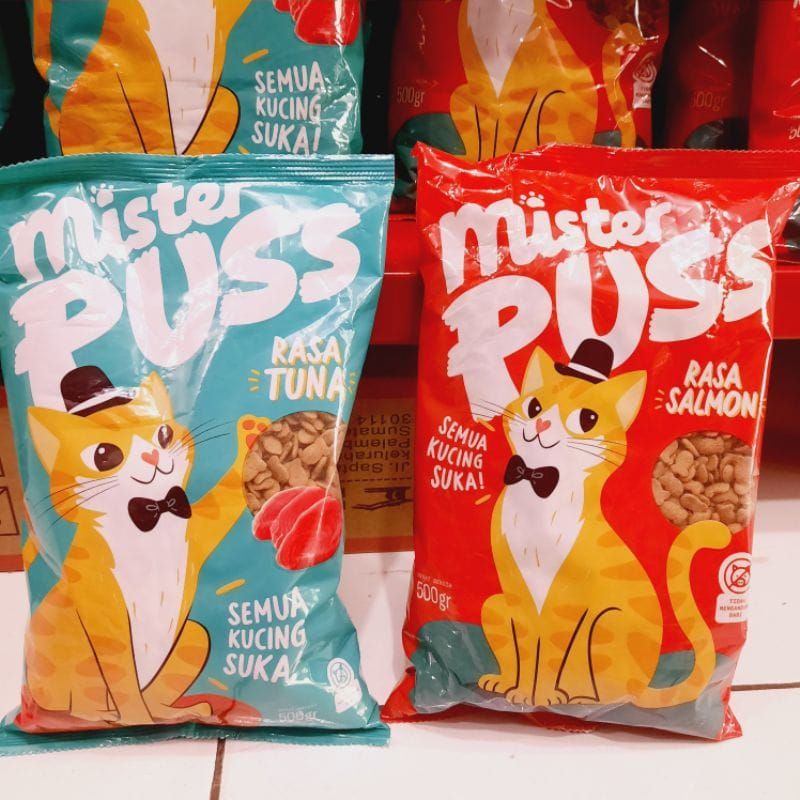 Jual mister puss makanan kucing freshpack 500g | Shopee Indonesia