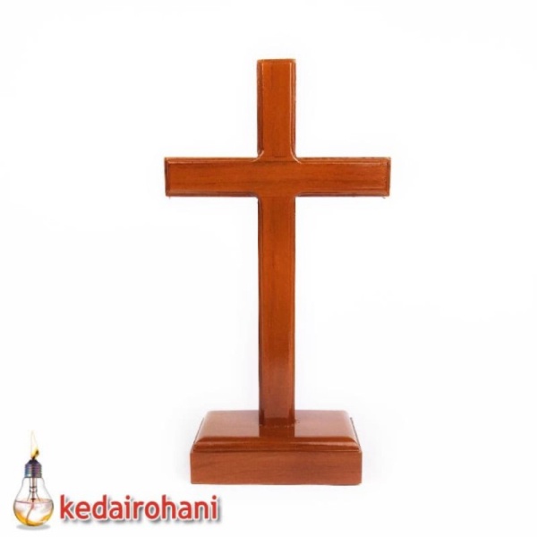 Jual Courpus Duduk Salib Polos Berkualitas Yesus Dijual Kayu 21cm Inri ...