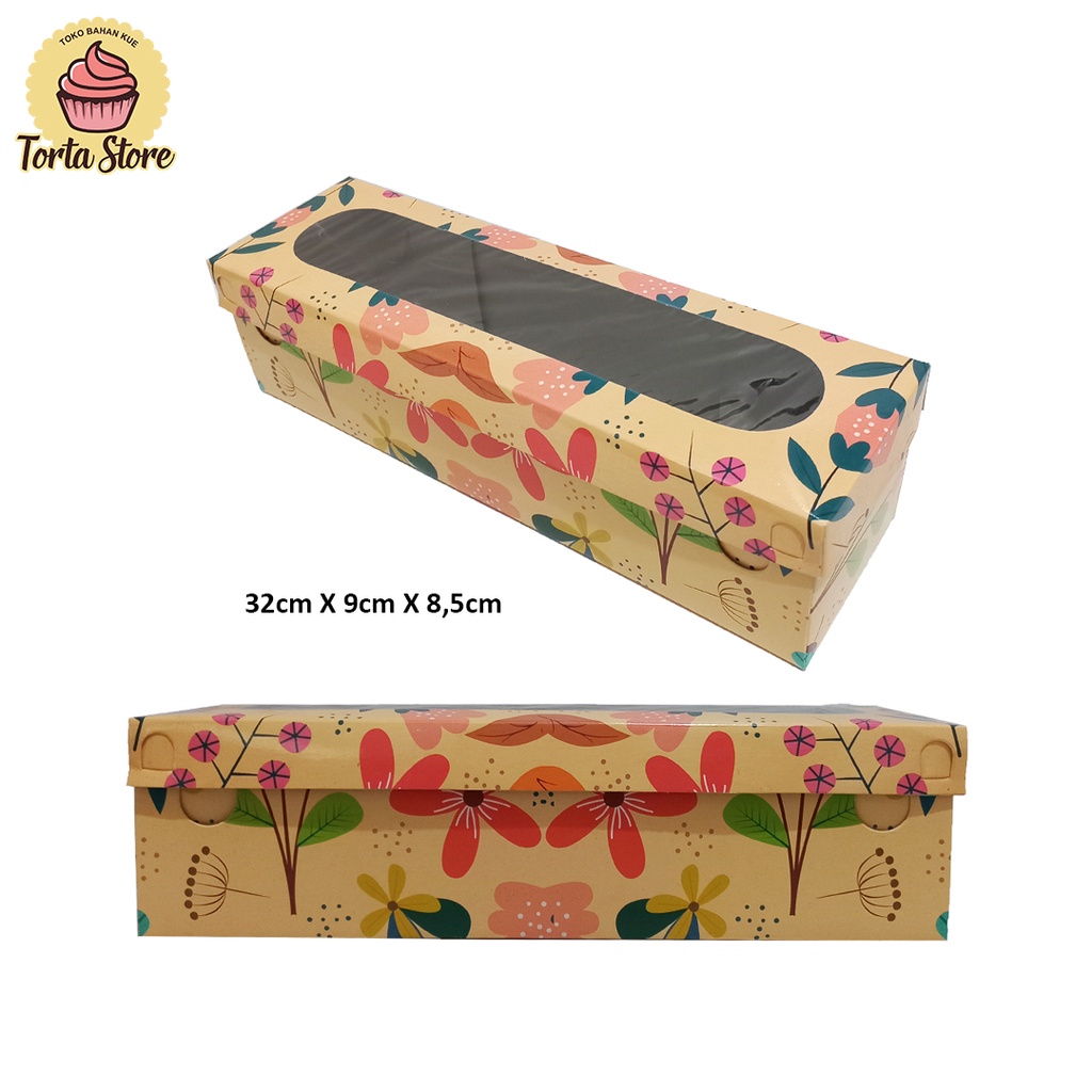 Jual Dus Roll Cake Motif - KUNING - isi 5 pcs | Shopee Indonesia