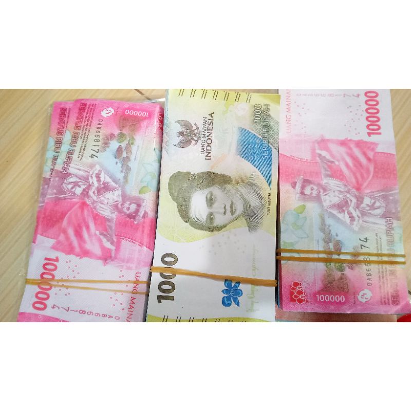 Jual Uang Mainan 200 Lembar | Shopee Indonesia