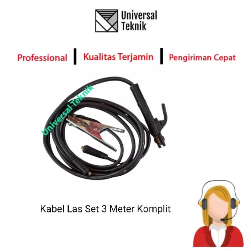 Jual Kabel las set 3 Meter komplit | Shopee Indonesia