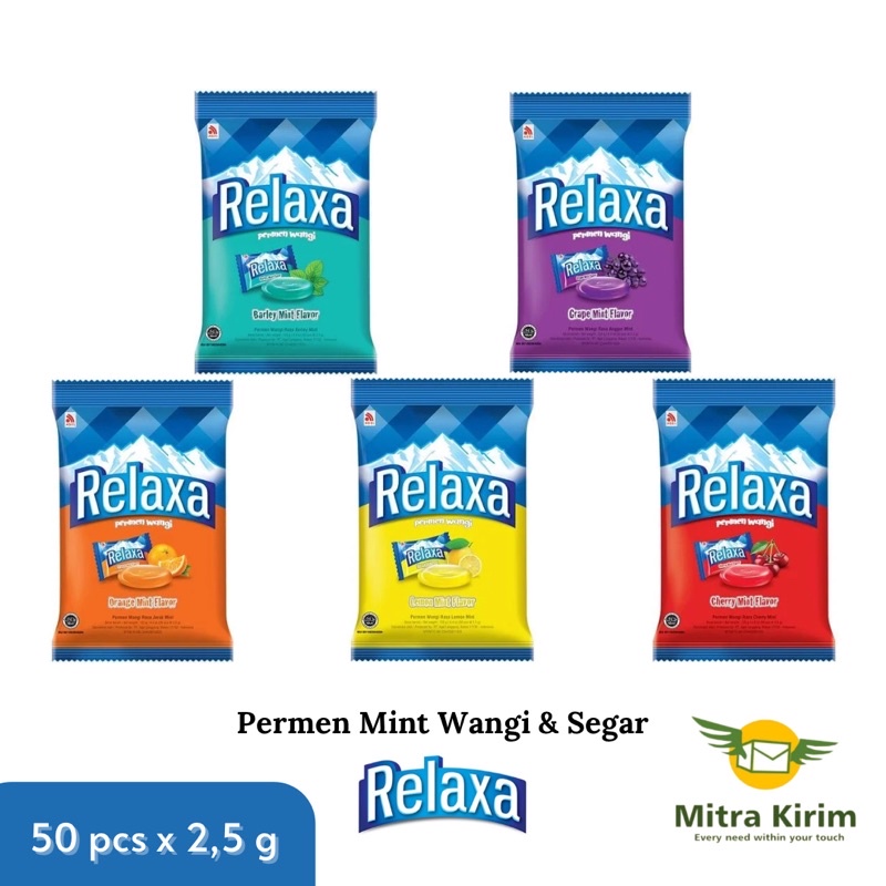 Jual Permen Relaxa Mint Isi 50 x 2,5gr - All Variant | Shopee Indonesia