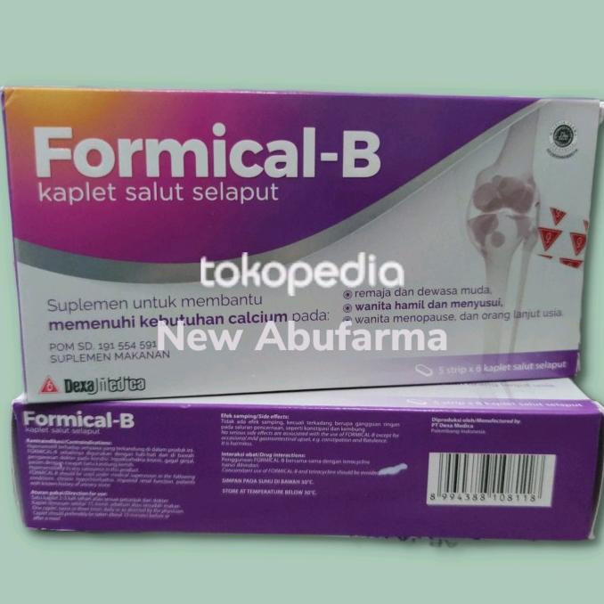 Jual Formical B box isi 30 / Formical-B Suplement Kalsium | Shopee Indonesia