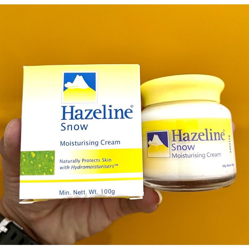 Jual HAZELINE SNOW MOISTURISING CREAM 100g ori malay | Shopee Indonesia