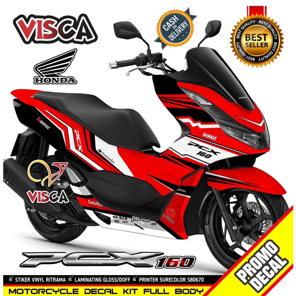 Jual Stiker Pcx 160 Terbaru 2022 Decal Pcx 160 Full Body Stiker Pcx 160 ...