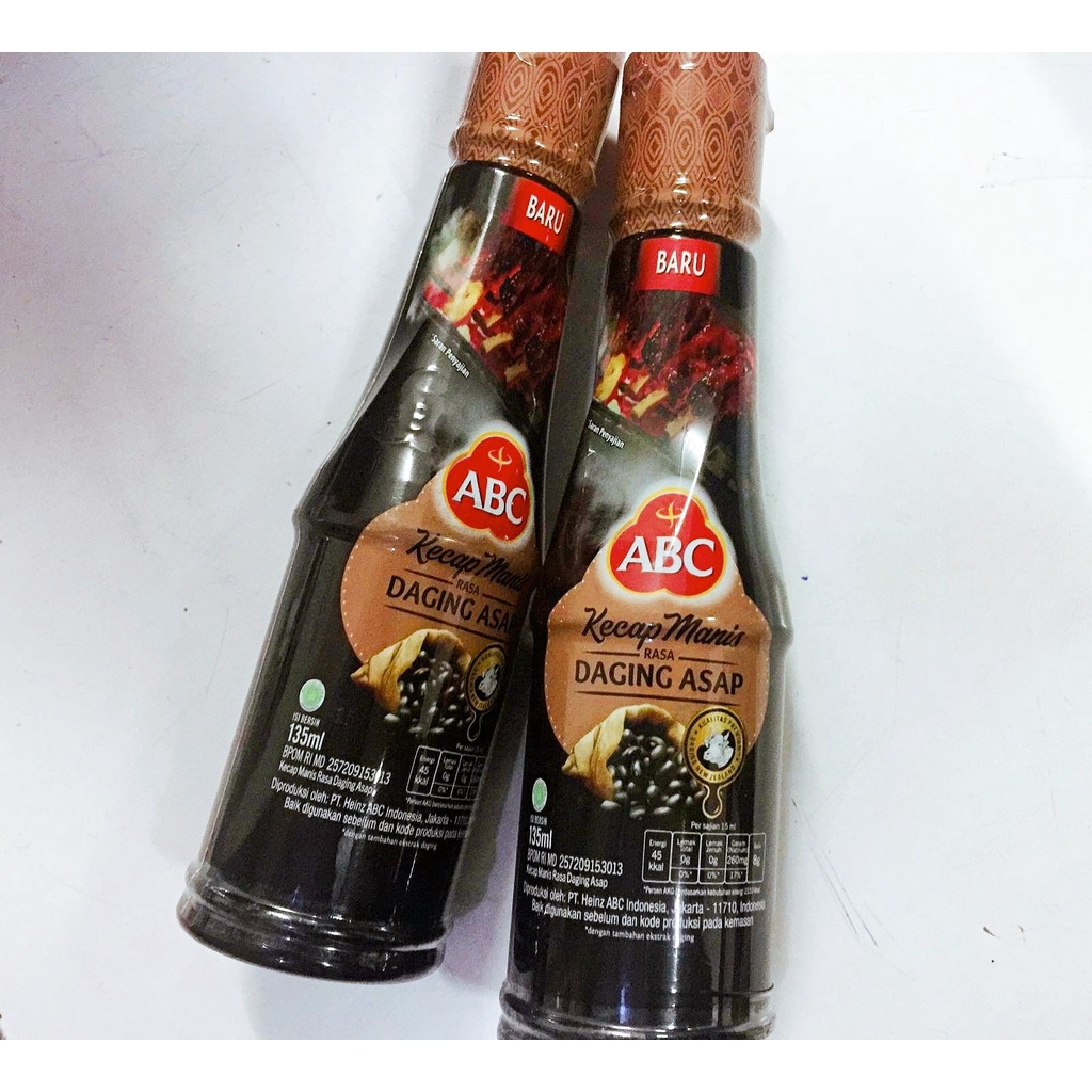 Jual Kecap Manis Daging Asap ABC | Rasa Daging Asap Botol 135 ml ...