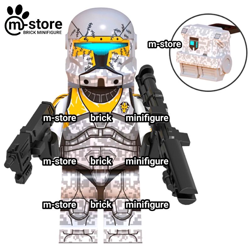Jual brick star wars clone commando gregor mini toy figure | Shopee Indonesia